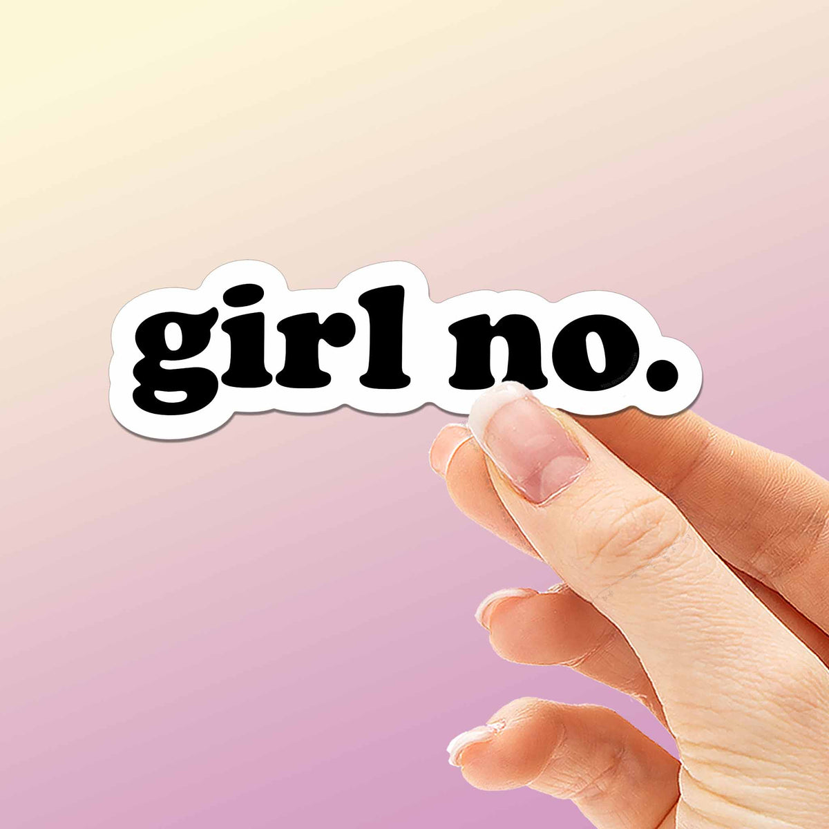 Girl No Sticker – Sentinel Supply