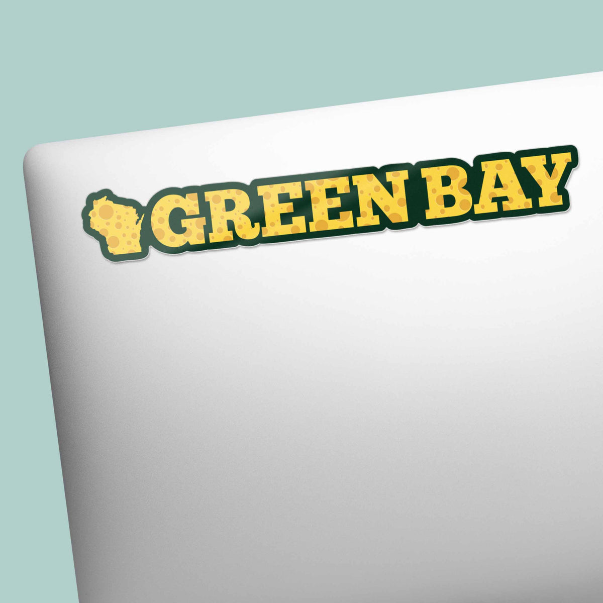 Green Bay Wisconsin Cheese Sticker for Hydroflask - Midwest Cheesehead ...