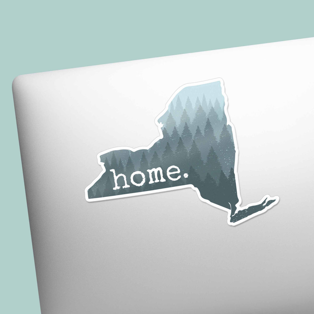 Home Upstate New York Forest Sticker, Catskills Mountain Decal for ...