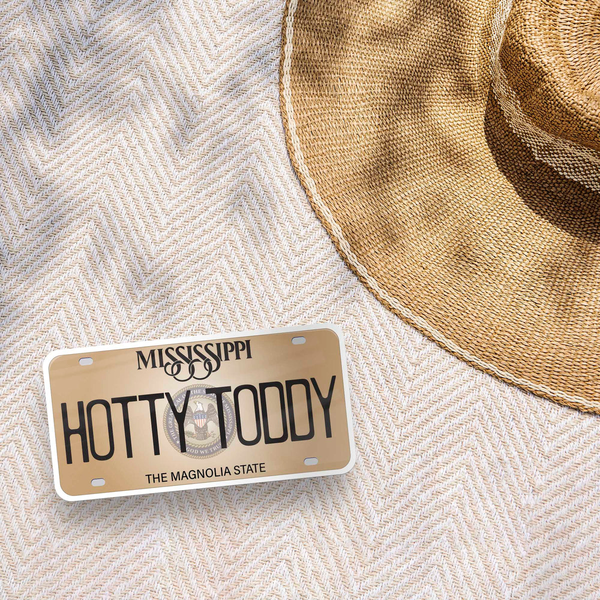 Hotty Toddy Mississippi License Plate Sticker – Sentinel Supply