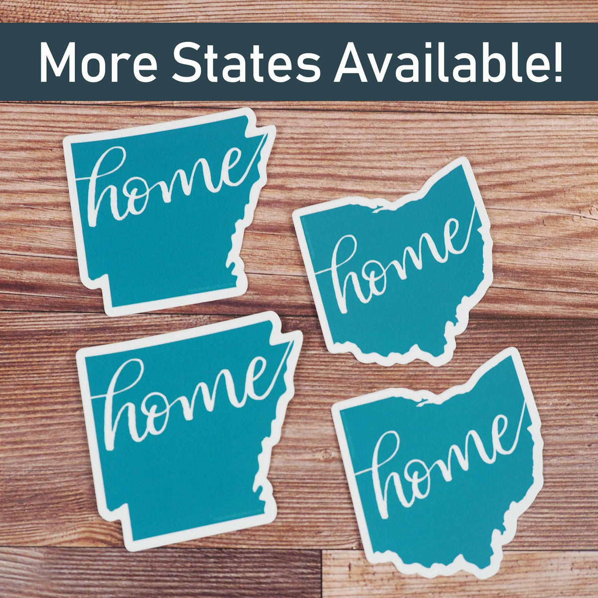 Ohio Home Sticker - Cute Midwest Bumper Decals, OH Buckeye State ...