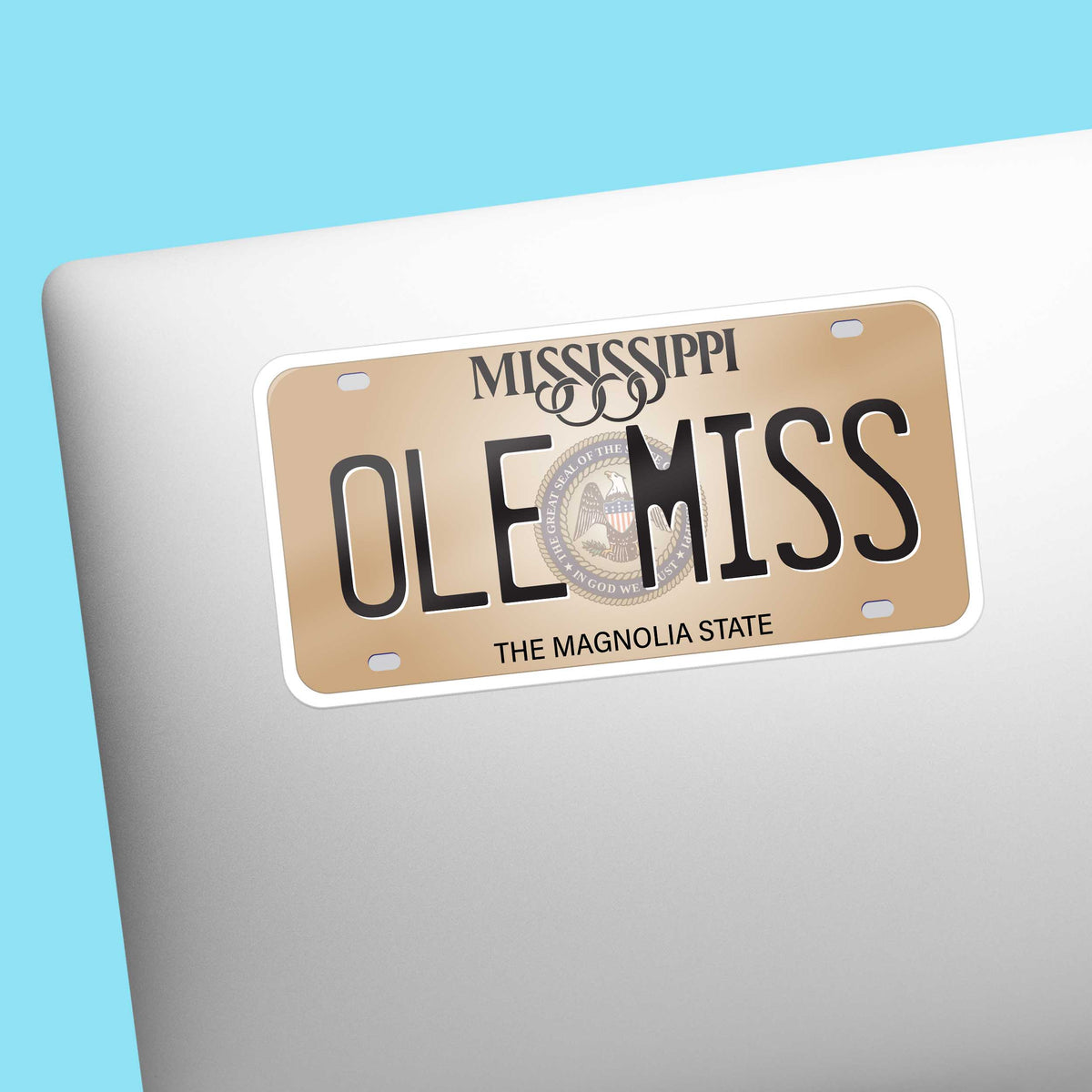Ole Miss Mississippi License Plate Sticker – Sentinel Supply