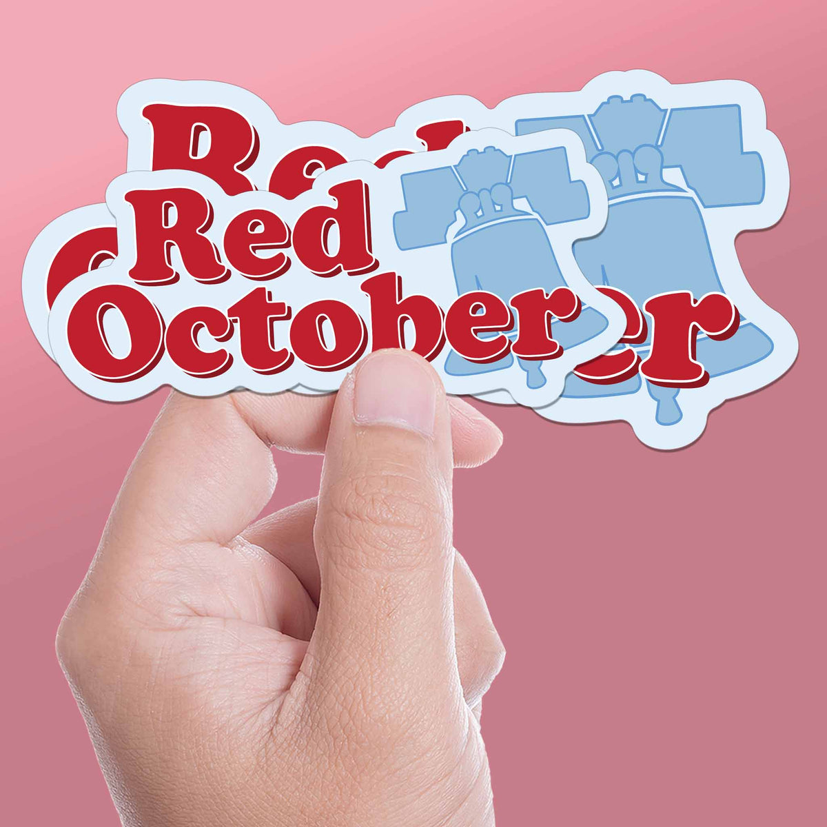 Red October Philadelphia Sticker - Philly Sports Decal – Sentinel Supply