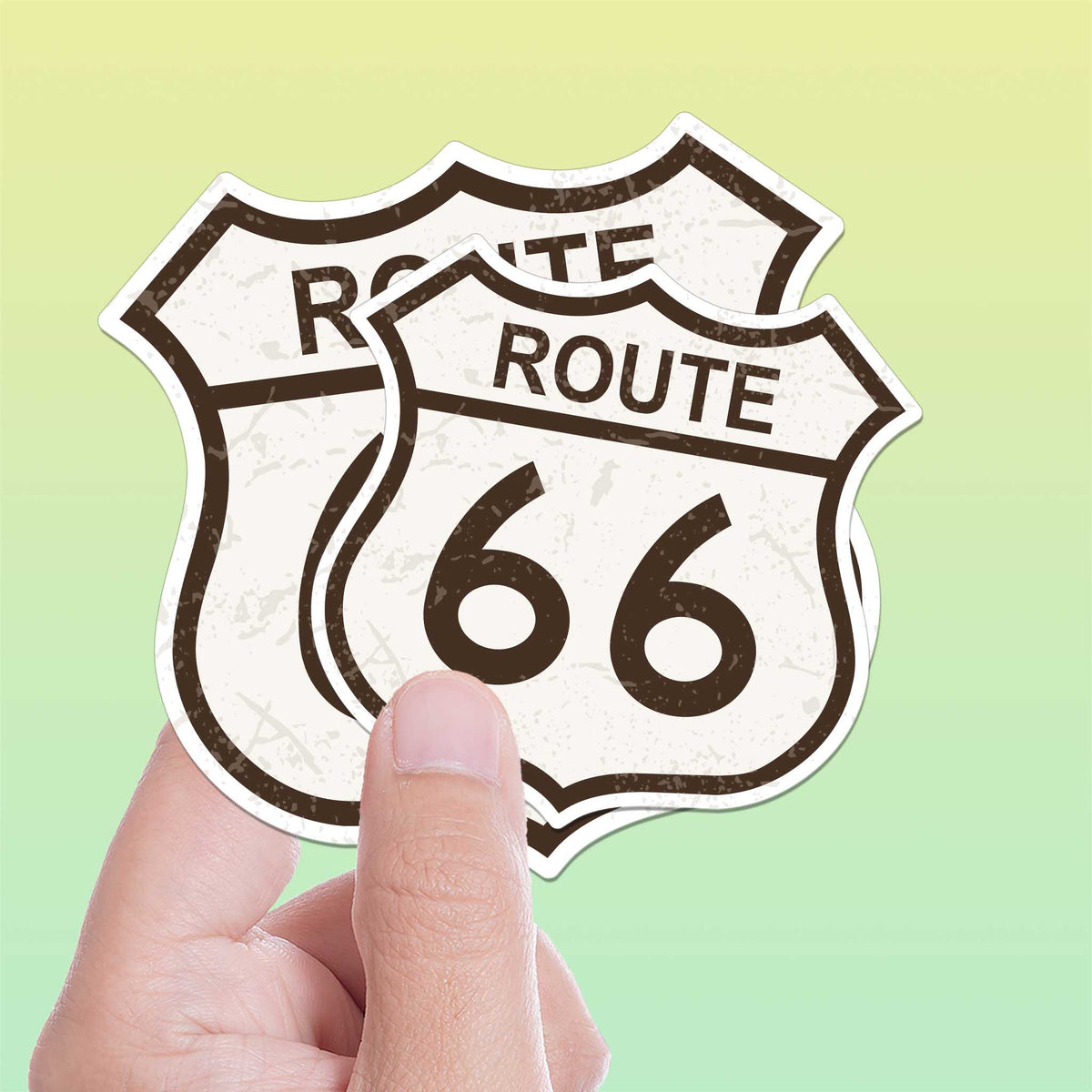 Route 66 Highway Sign Sticker – Sentinel Supply