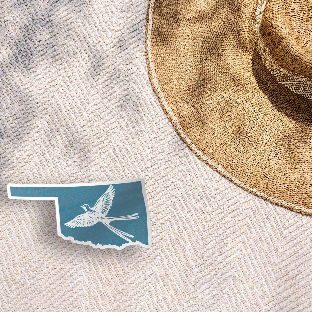 Oklahoma Scissortail Sticker - OK State Bird Decal for Laptop & Water ...