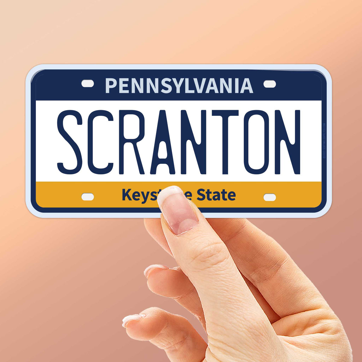 Pennsylvania License Plate Stickers - Choose Your PA City or Saying ...