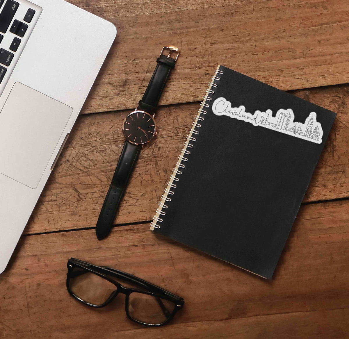 Cleveland Ohio City Skyline Sticker - Cute Forest City Midwest Bumper ...