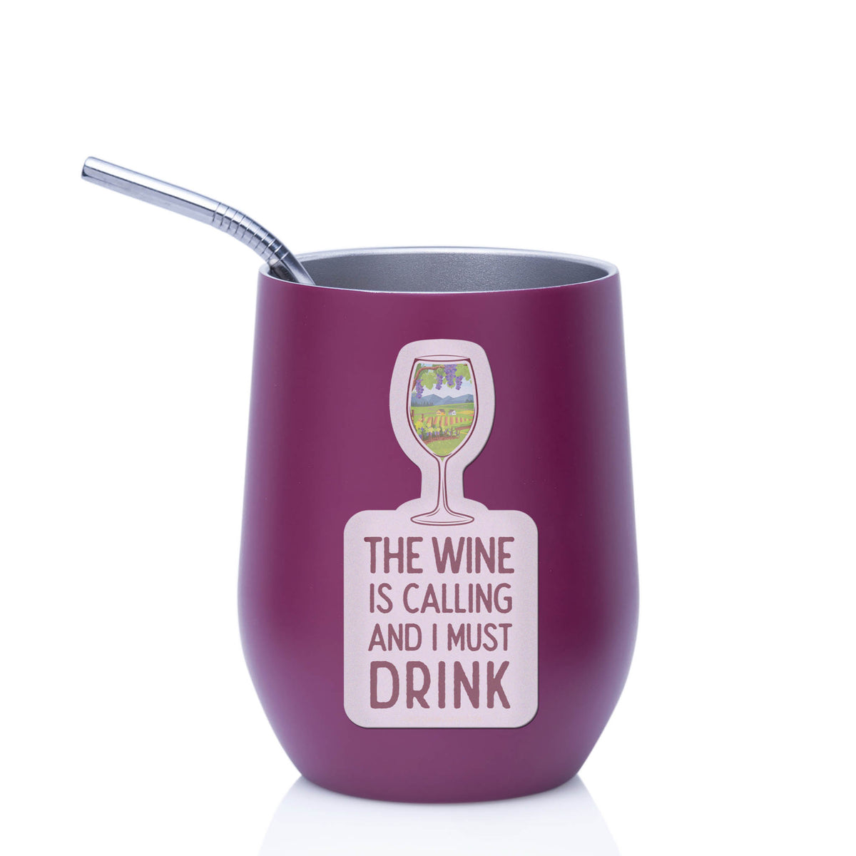 The Wine is Calling and I Must Drink Funny Wine Sticker – Sentinel Supply