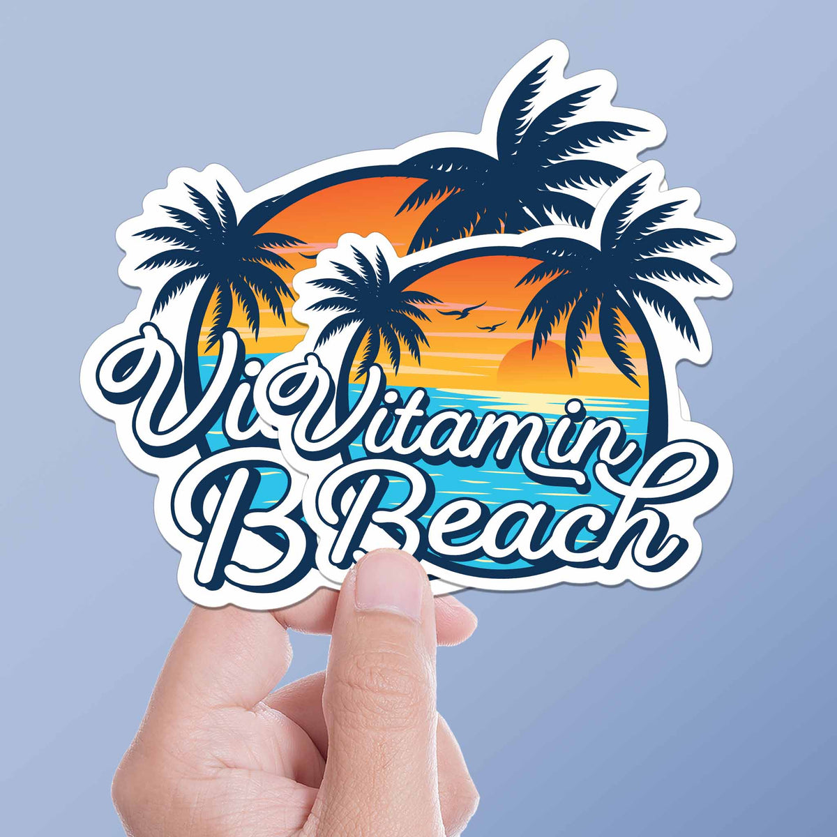 Vitamin Beach Sticker for Hydroflask Water Bottle - Funny Ocean Bumper ...
