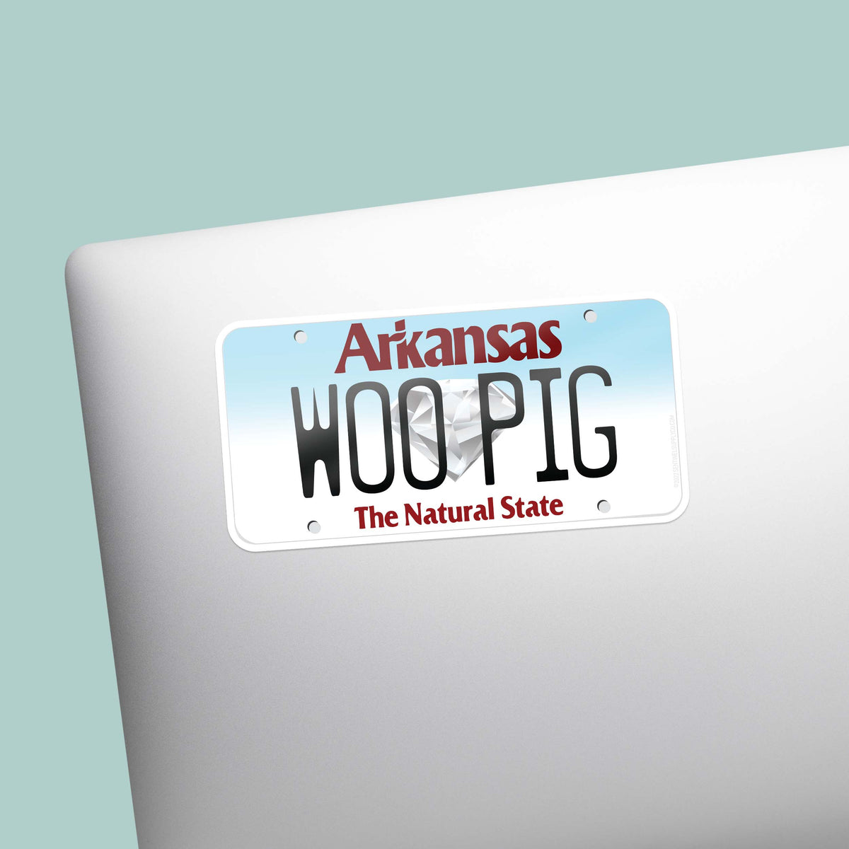Woo Pig Sooie Razorbacks Bumper Sticker - Arkansas License Plate Decal ...