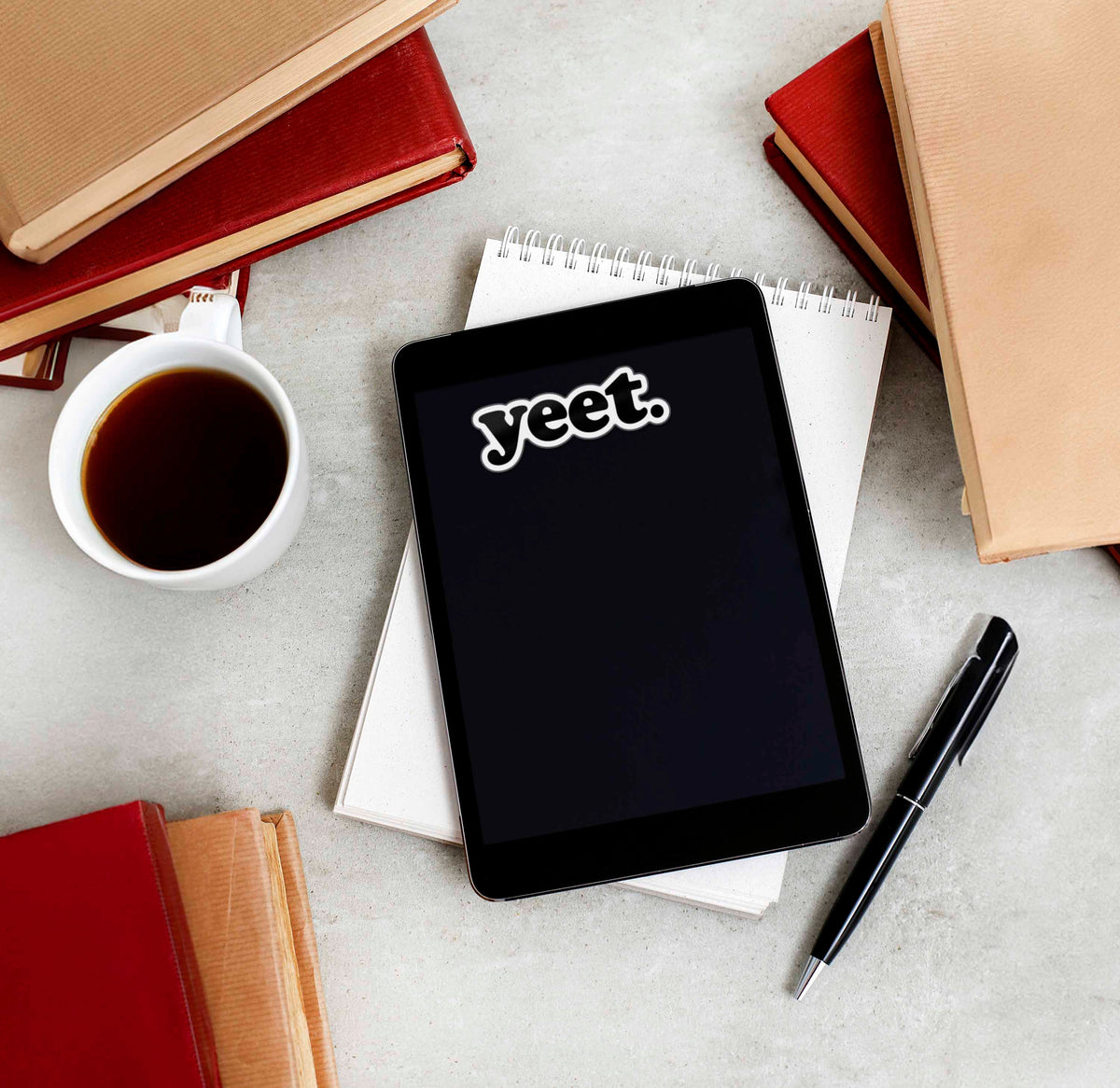 Yeet Funny Quote Sticker, Viral Video Meme Decal for Hydroflask Water ...