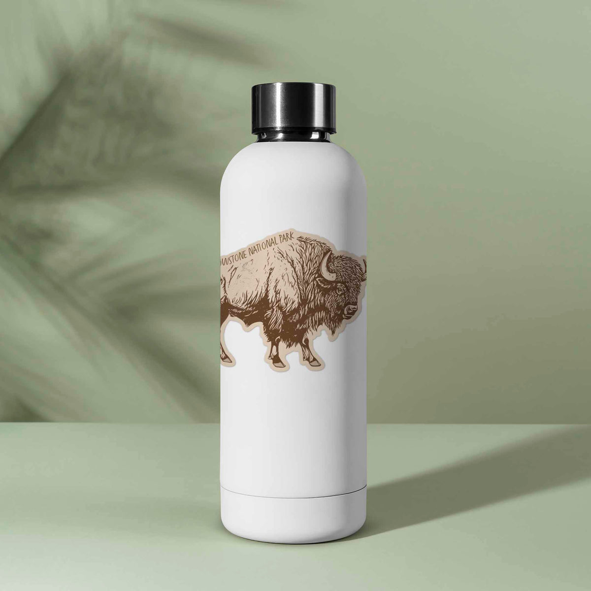 Yellowstone National Park Buffalo Sticker - Cute Wyoming Bison Decal ...