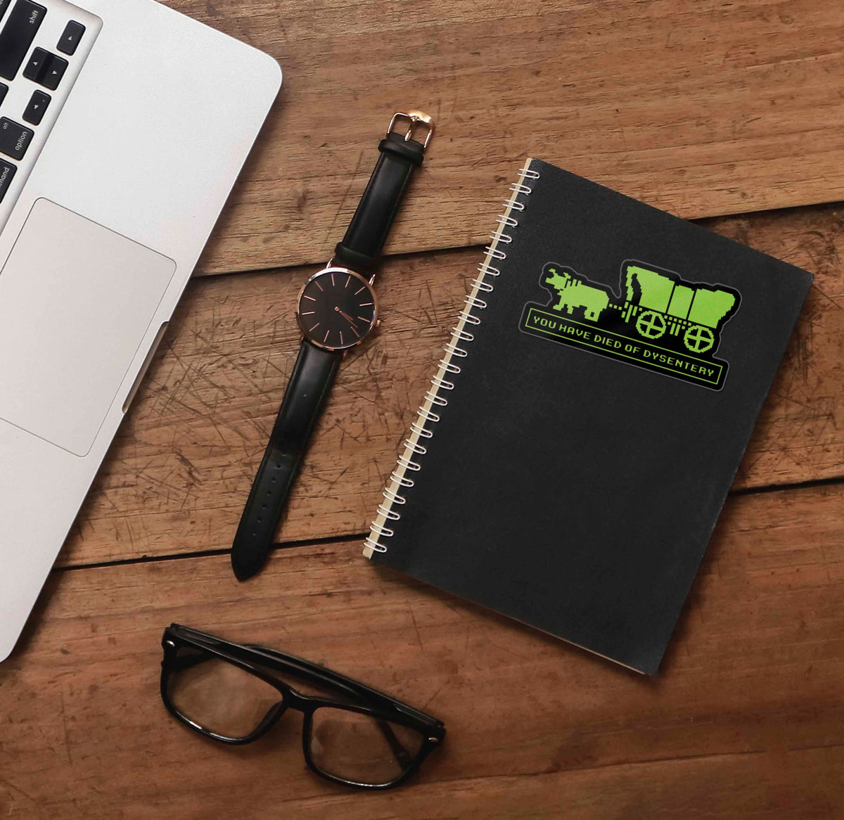 You Have Died of Dysentery Funny Gaming Sticker - Oregon Trail Meme ...