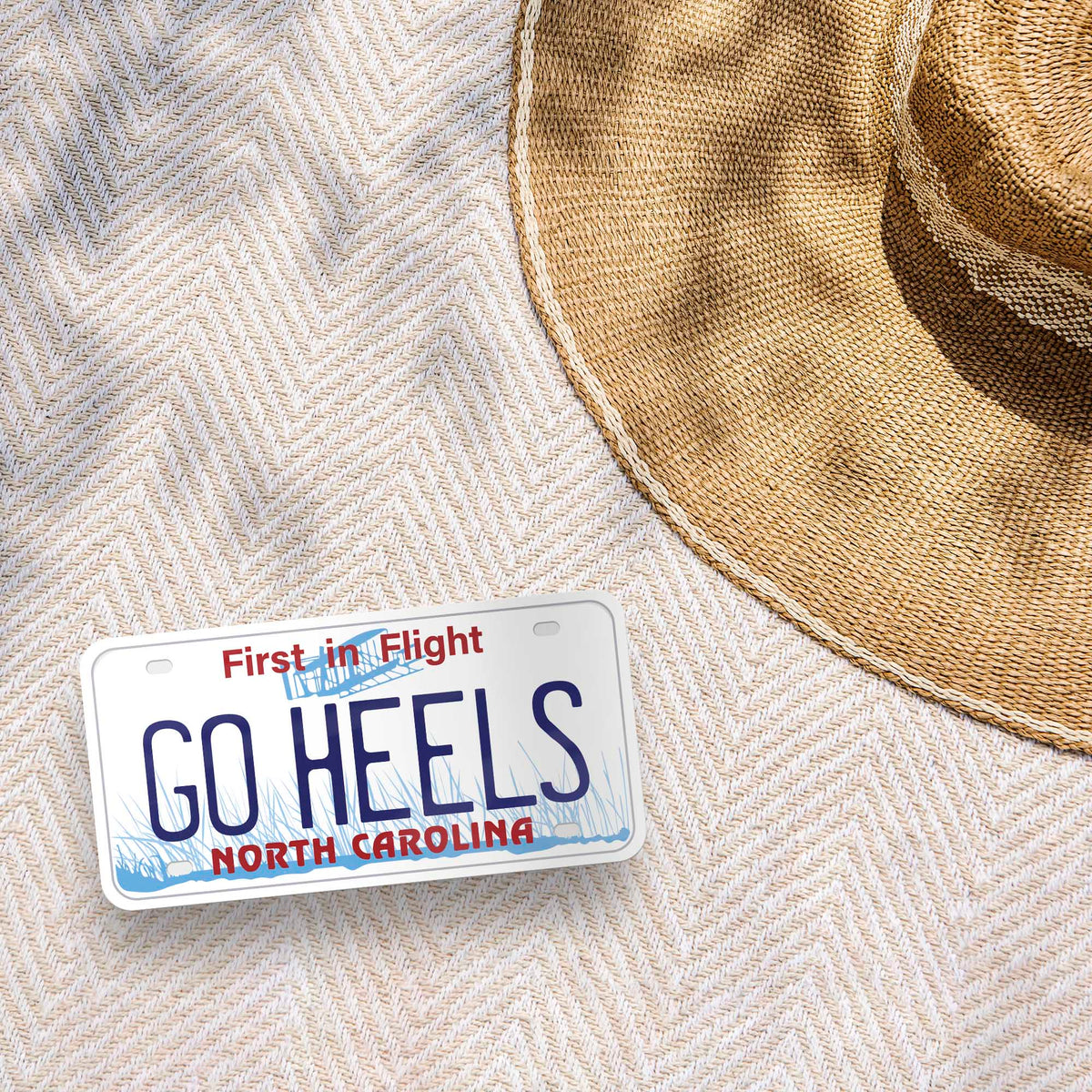 Go Heels North Carolina License Plate Sticker – Sentinel Supply