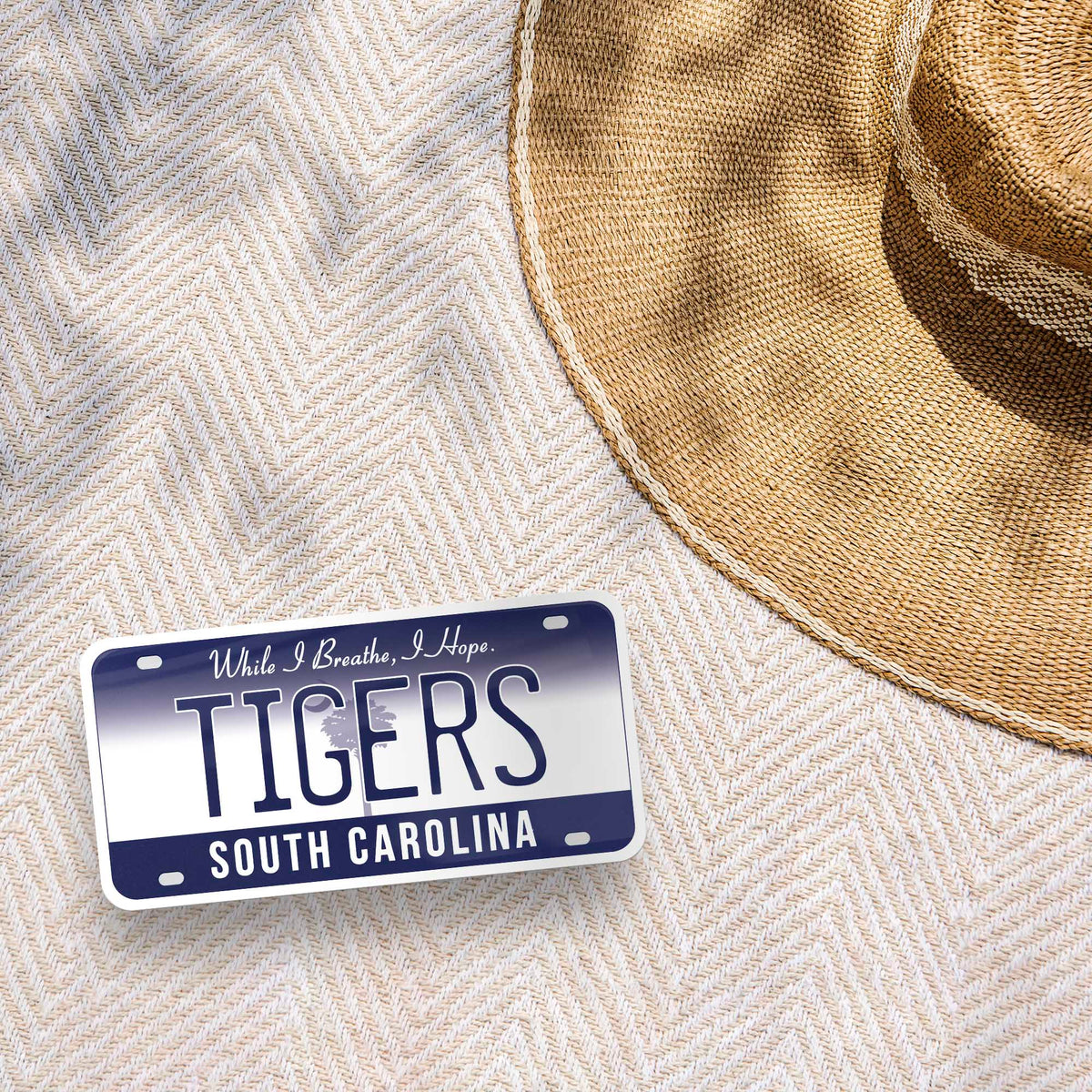 Tigers South Carolina License Plate Sticker – Sentinel Supply
