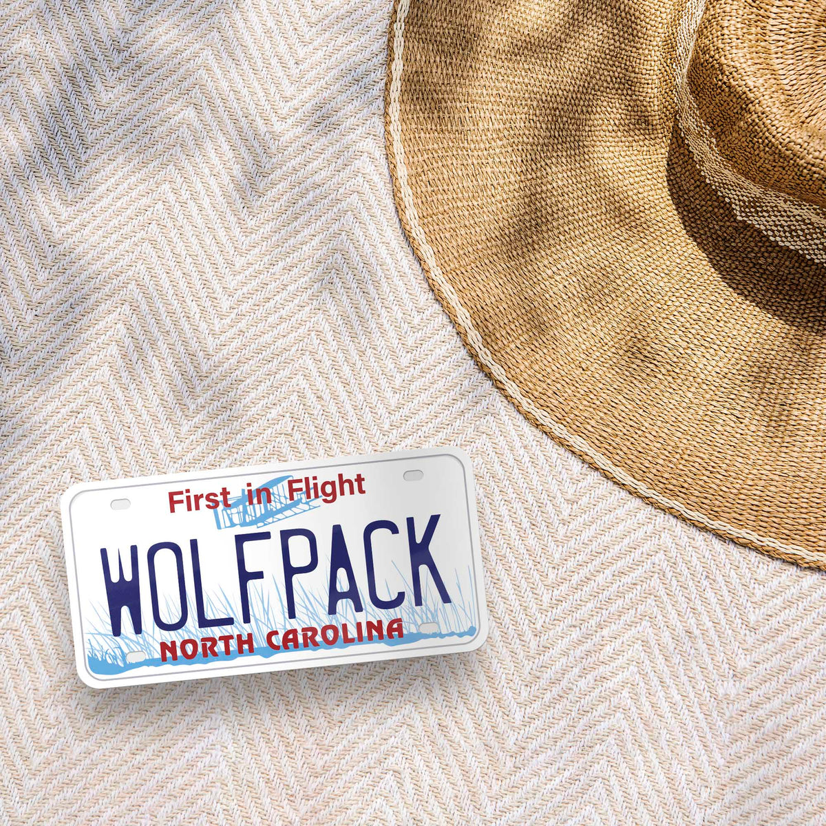 Wolfpack North Carolina License Plate Sticker – Sentinel Supply