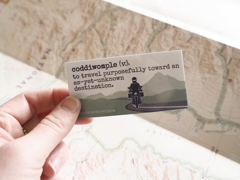 Coddiwomple Decal - Wander Sticker for Hydroflask, Laptop & More ...