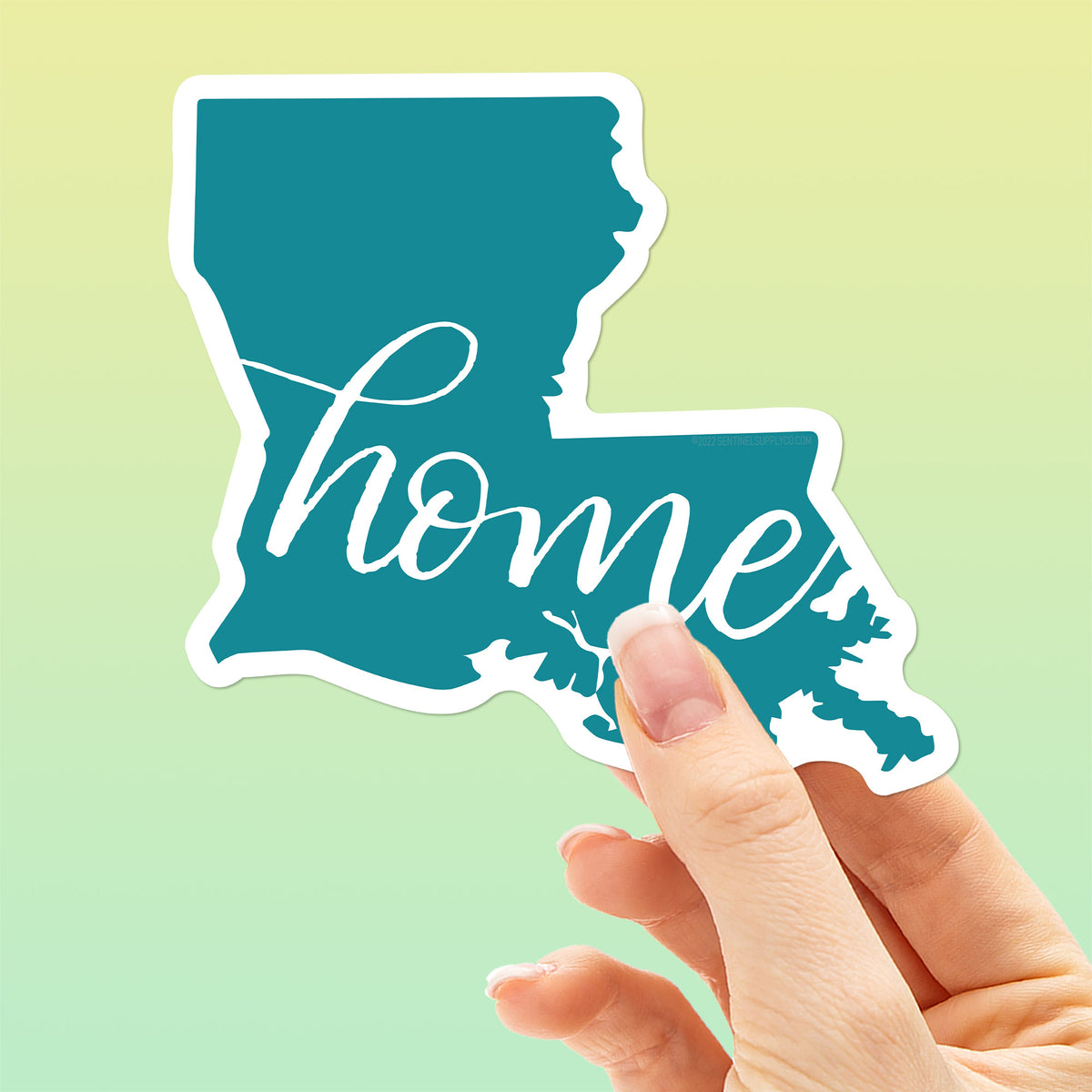 Louisiana Home Bumper Sticker for Car, Cute NOLA & Baton Rouge Decals ...