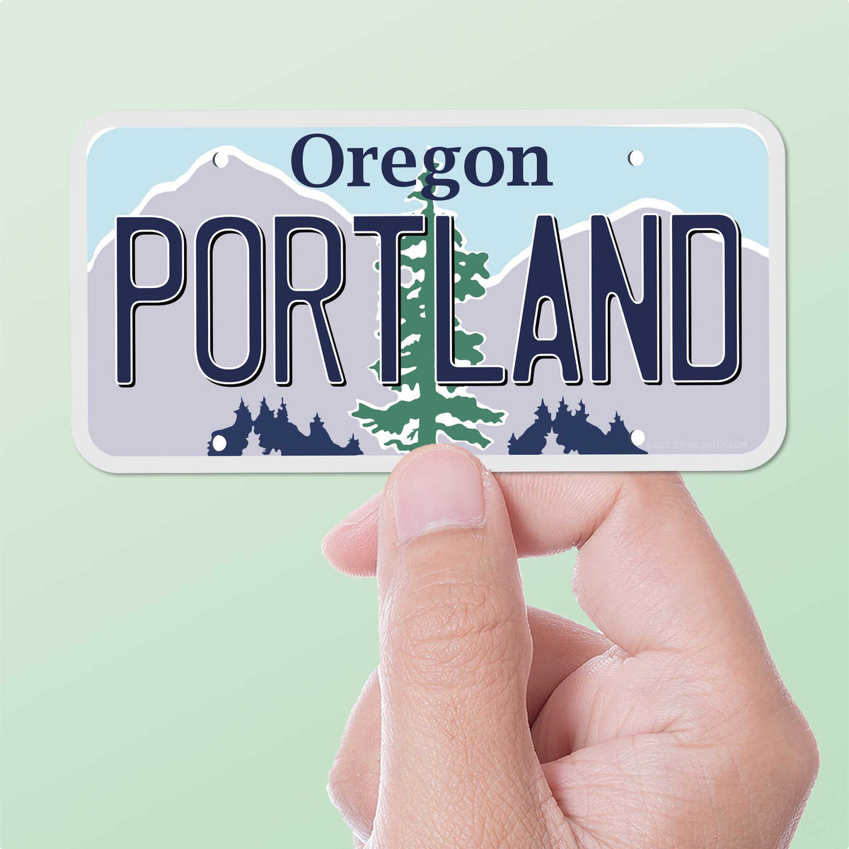 Portland OR Sticker - PDX Oregon License Plate Decal – Sentinel Supply