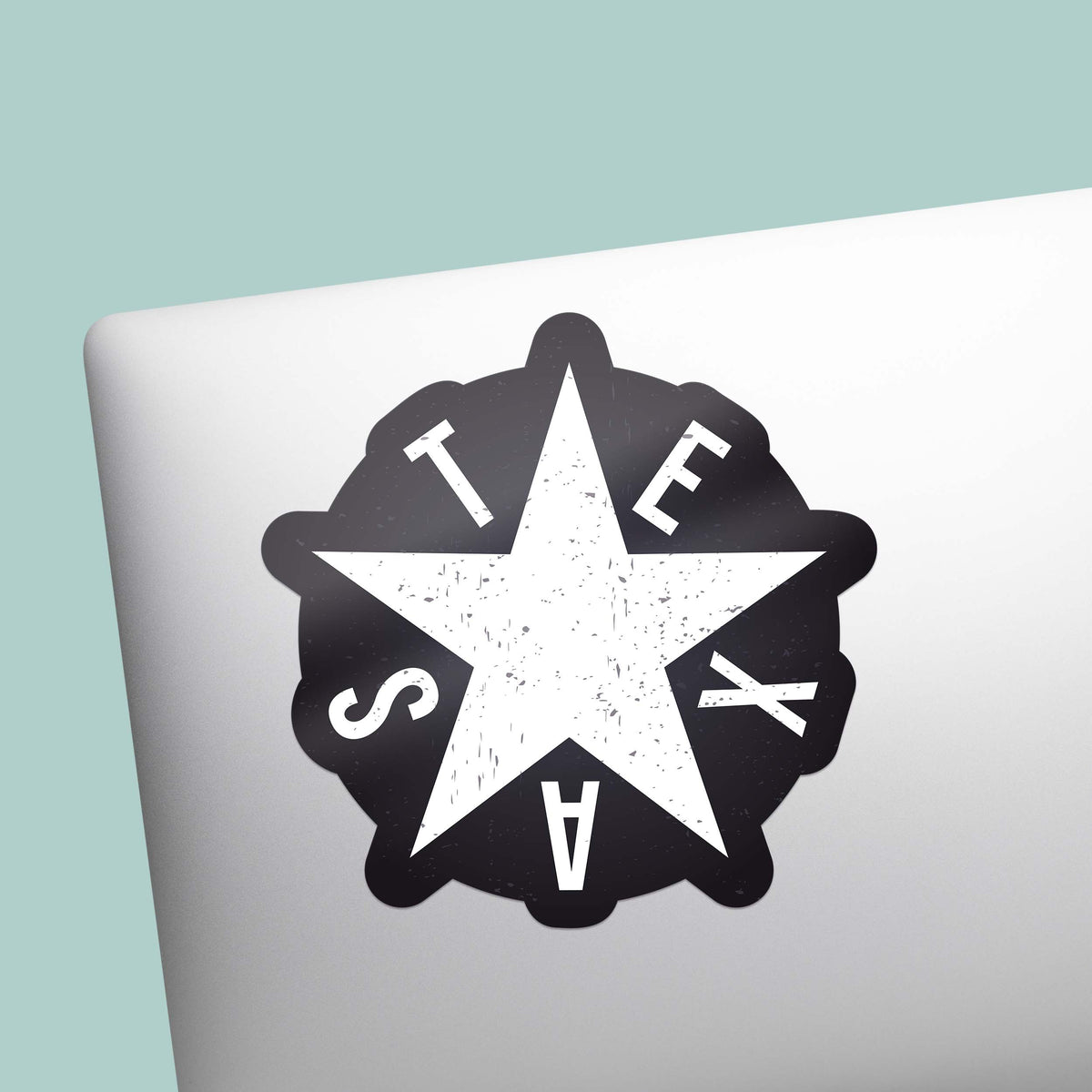 Texas Star Bumper Sticker in Black – Sentinel Supply